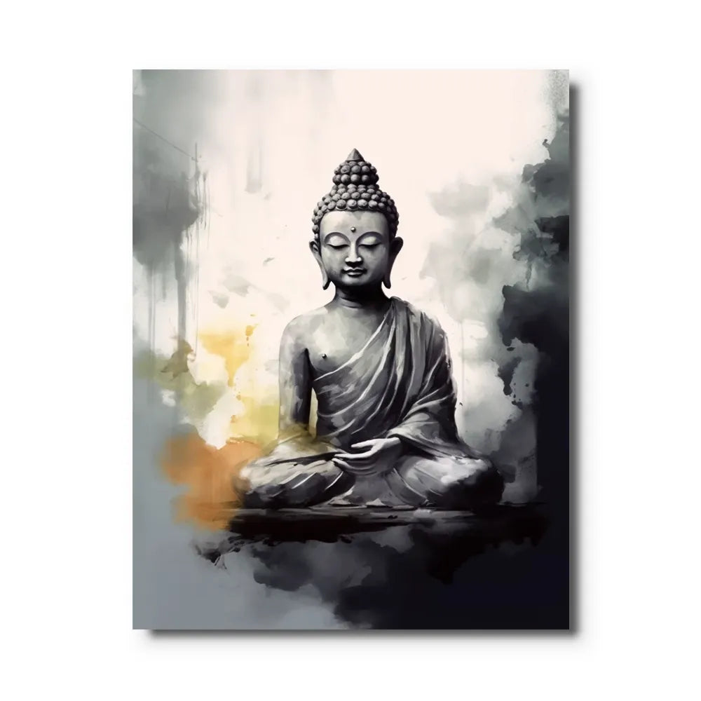 Tableau Peinture Bouddha Zen Asiatique | IA Galerie